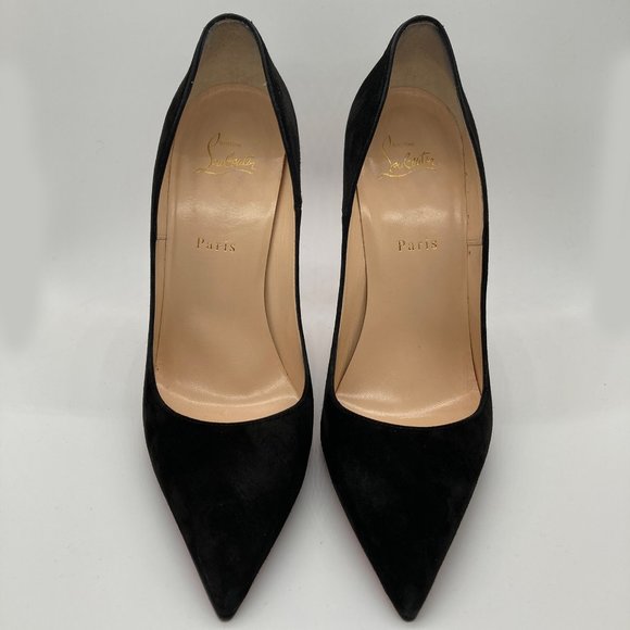 Christian Louboutin | Shoes | New Black Suede So Kate Christian ...
